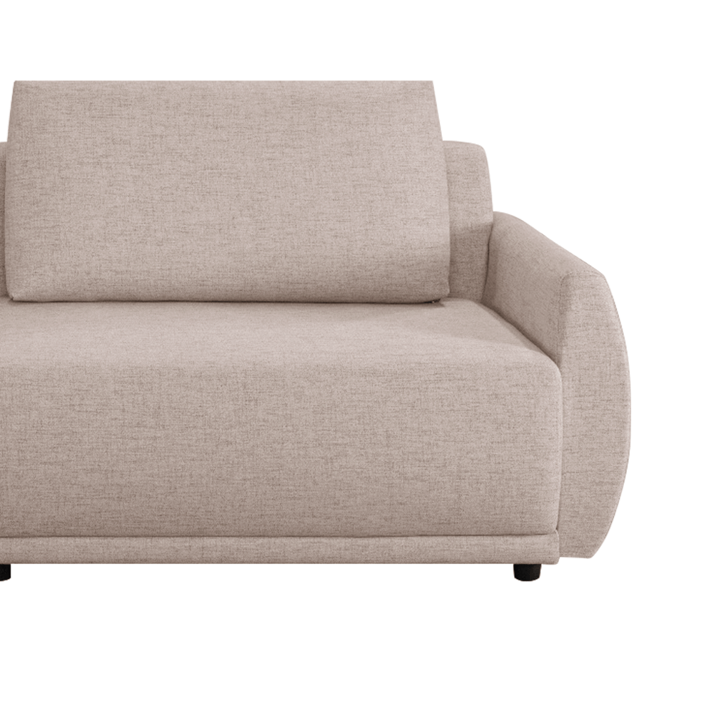 Sofá de Living Klimt 3 Lugares (L: 240cm) Linho Bege - attraktiva